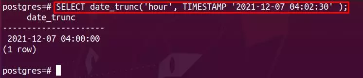 په PostgreSQL کې د date_trunc فنکشن کارولو څرنګوالی 5902_4
