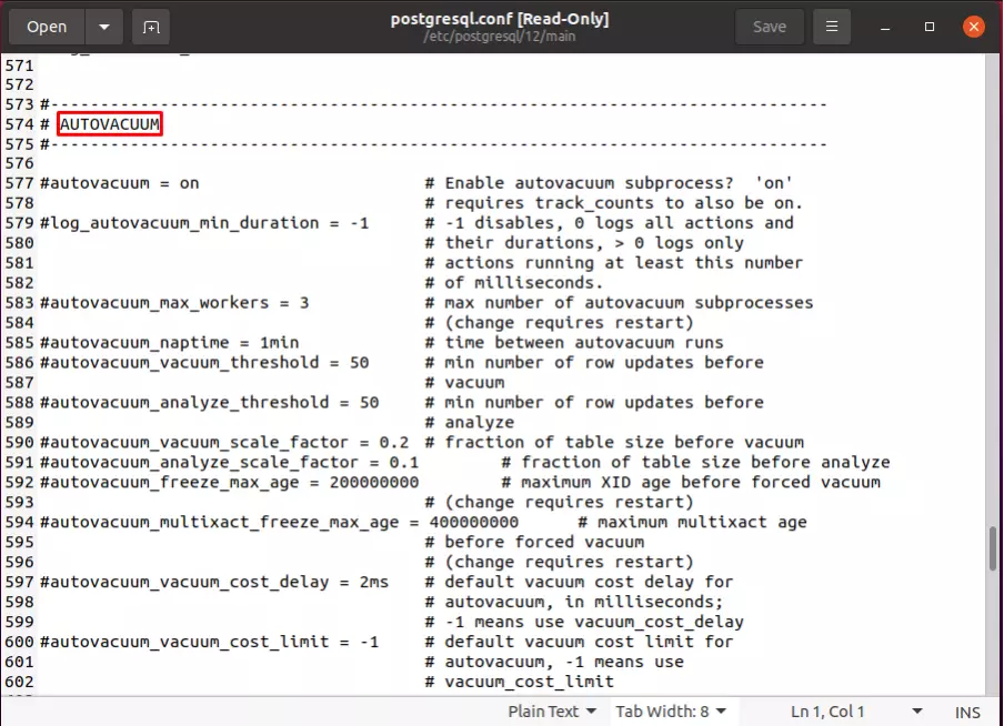 PostgreSQL 中的自动真空 5904_1