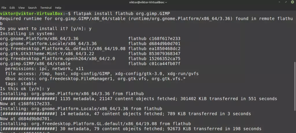 Linux મિન્ટ પર GIMP ફોટો એડિટર કેવી રીતે ઇન્સ્ટોલ કરવું અને તેનો ઉપયોગ કરવો 590_9