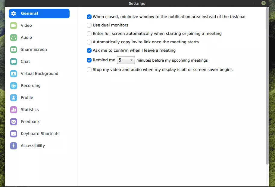 Jak nainstalovat a používat Zoom na Linux Mint 593_16