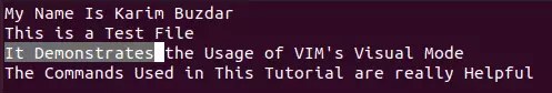 Vim ビジュアル モードの詳細な使用法 5966_5