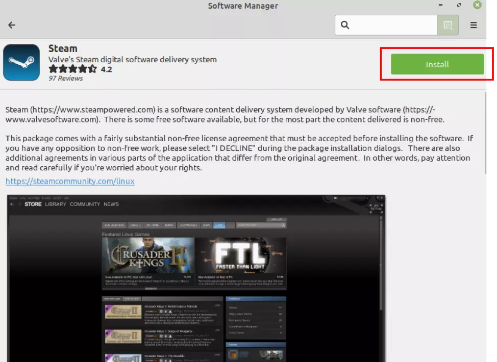 Linux Mint 20 da Steamni qanday o'rnatish mumkin? 596_3