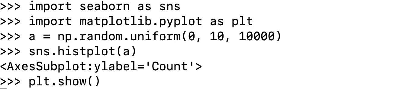 Generisanje slučajnih brojeva sa uniformnom distribucijom u Pythonu 5999_5
