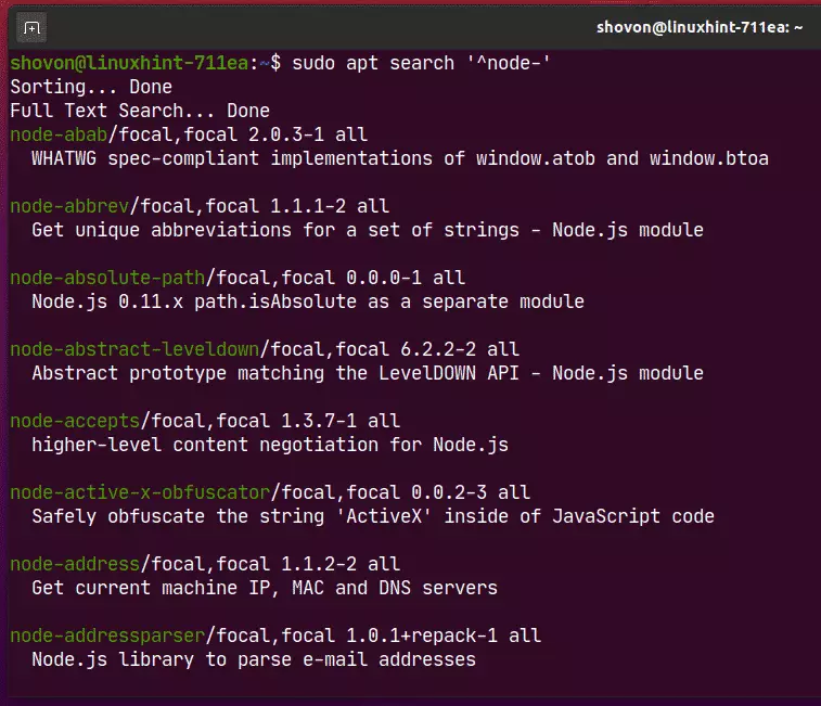 Sut i Ddefnyddio Rheolwr Pecyn APT yn Ubuntu 20.04 LTS 599_37