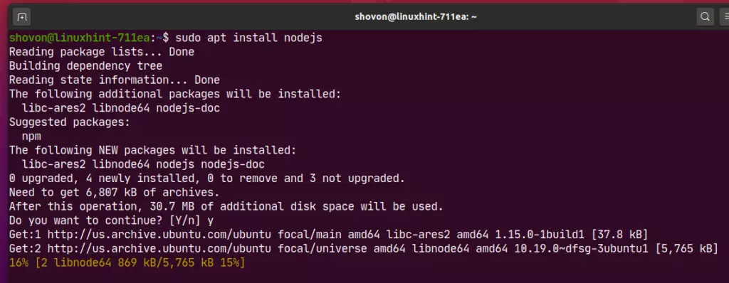 Sut i Ddefnyddio Rheolwr Pecyn APT yn Ubuntu 20.04 LTS 599_42