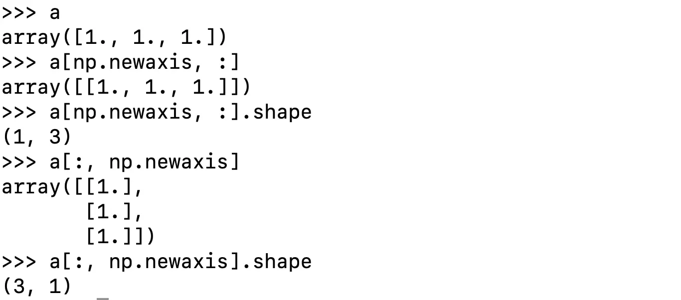 Транспонирование матрицы с использованием Numpy 6001_3