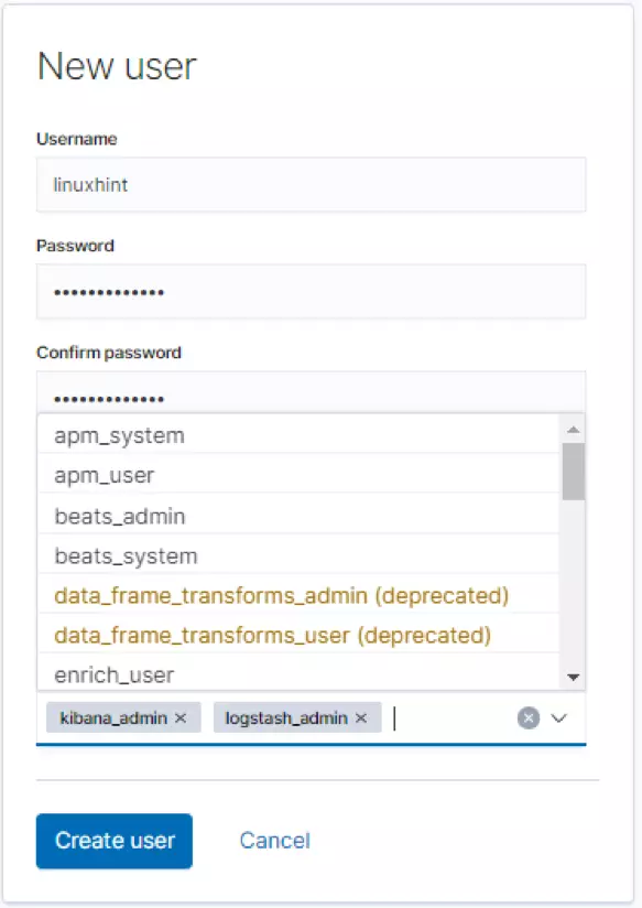 Elasticsearch-Benutzer erstellen 6005_2