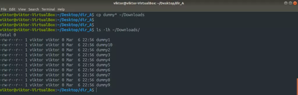 Hogyan másolhatok egy mappában lévő fájlokat egy másik mappába a Linux terminálon 601_6