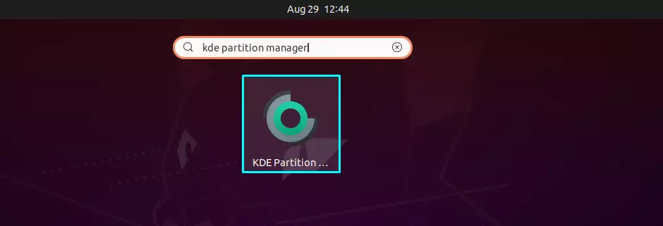 Top disk grafik ak administratè patisyon nan Ubuntu 605_10
