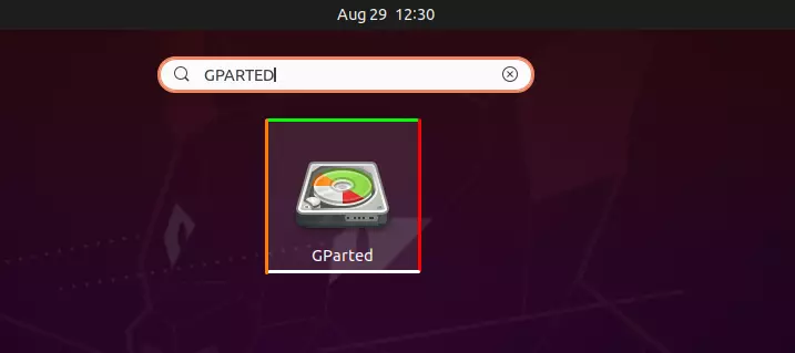 Pangatur disk grafis lan partisi ndhuwur ing Ubuntu 605_3