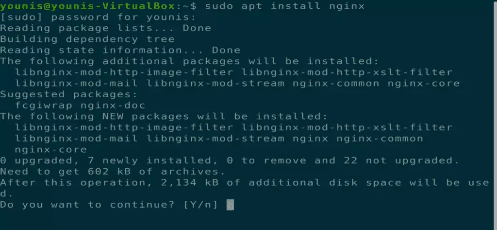 Mokhoa oa ho kenya NGINX ho Ubuntu 20.04 607_4