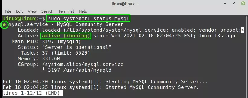 Paano Mag-install ng MySQL sa Linux Mint 20 at Ubuntu 20.04? 608_5