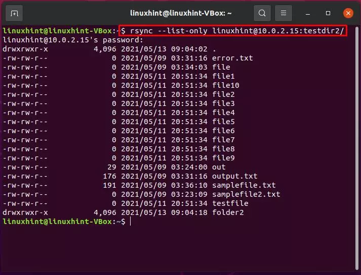 Hvordan rsync en liste over filer? 6099_2