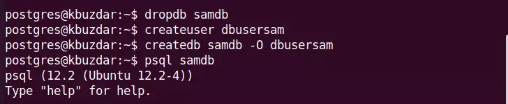 Ubuntu 20.04 'ਤੇ PostgreSQL ਨੂੰ ਸਥਾਪਿਤ ਕਰੋ ਅਤੇ ਸ਼ੁਰੂ ਕਰੋ 609_9