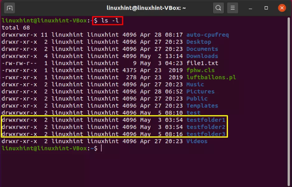 ฉันจะล้างไดเรกทอรีใน Linux ได้อย่างไร 6100_6