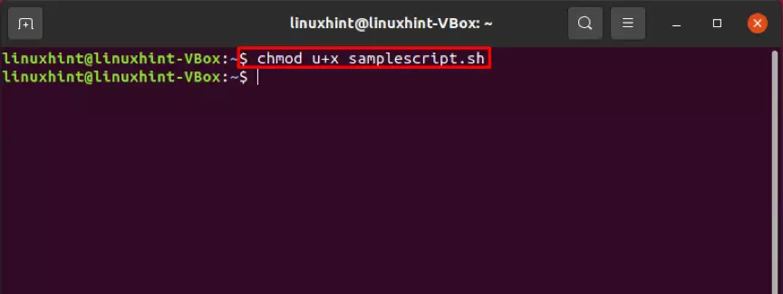 Як мне выправіць адмову ў дазволе сцэнарыя абалонкі ў Linux? 6104_3