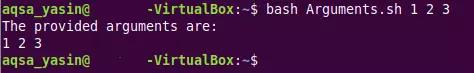 Bash ішіндегі аргументтер санын қалай тексеруге болады? 6110_11