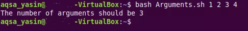 Bash ішіндегі аргументтер санын қалай тексеруге болады? 6110_12