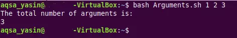 Bash ішіндегі аргументтер санын қалай тексеруге болады? 6110_3