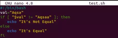 Was ist das „Ist nicht gleich“-Zeichen in Bash? So verwenden Sie es 6120_5