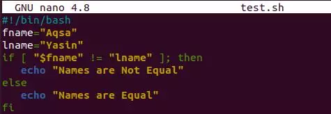 Hva er «Does Not Equal»-logget på Bash? Hvordan bruke det 6120_7