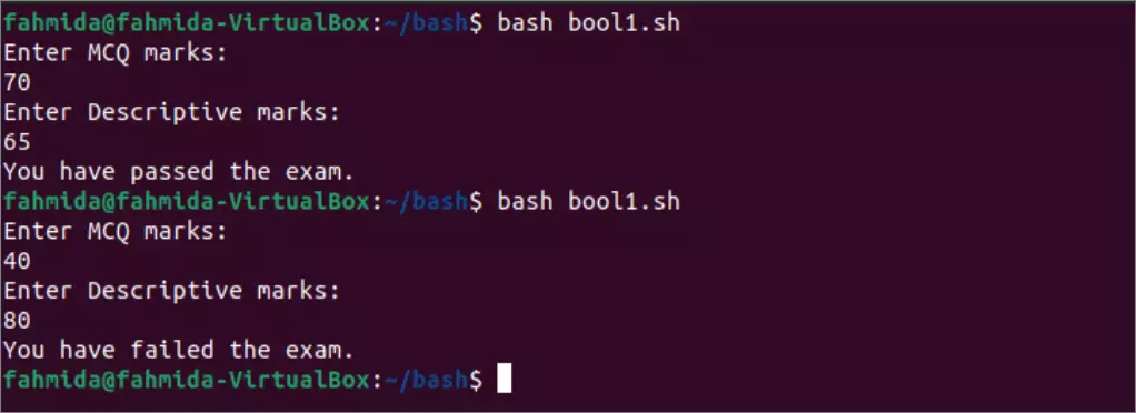 Comment utiliser la valeur booléenne dans Bash 6123_1