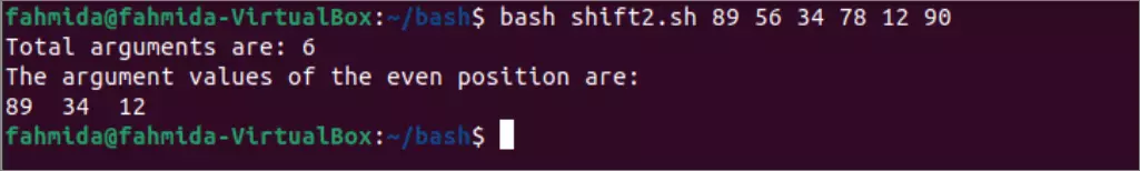 Bashis käsu `shift` kasutamine 6124_2