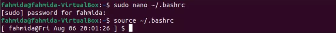 Esempi di personalizzazione di Bash PS1 6130_3