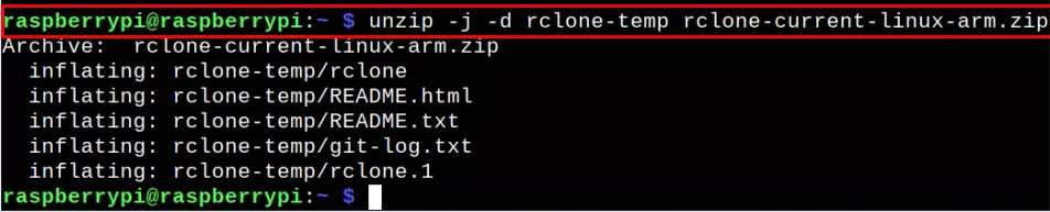 Raspberry Pi 'ਤੇ Rclone ਨੂੰ ਕਿਵੇਂ ਸੈਟ ਅਪ ਕਰਨਾ ਹੈ 6133_4