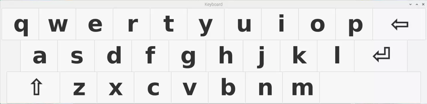 Raspberry Pi ekrāna tastatūras iestatīšana 6136_3