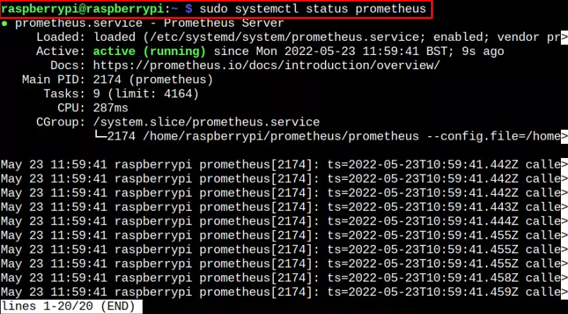 Ինչպես տեղադրել Prometheus-ը Raspberry Pi-ի վրա 6147_10
