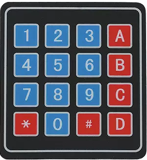 Carane antarmuka 4 × 4 keypad membran karo Arduino 6152_2