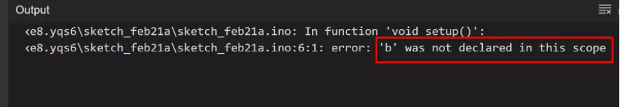 Како да ја поправите грешката „не е објавена во овој опсег“ во Arduino 6154_3