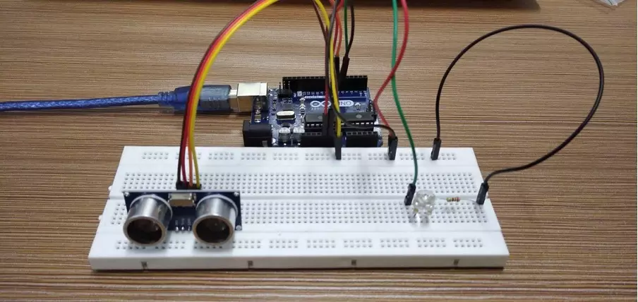 Cómo interconectar el sensor de distancia con Arduino Uno 6156_6