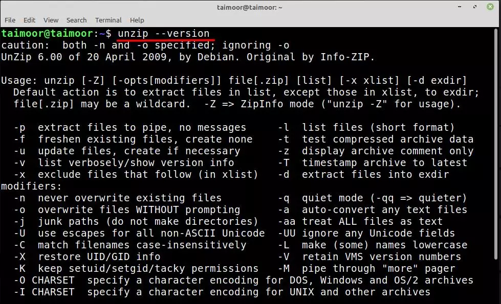 Kako raspakirati datoteku na Linux Mintu 615_1