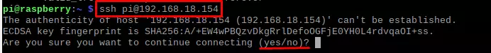 Az SSH engedélyezése a Raspberry Pi-ben 6182_6