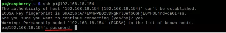 Raspberry Pi ۾ SSH کي ڪيئن فعال ڪجي 6182_7