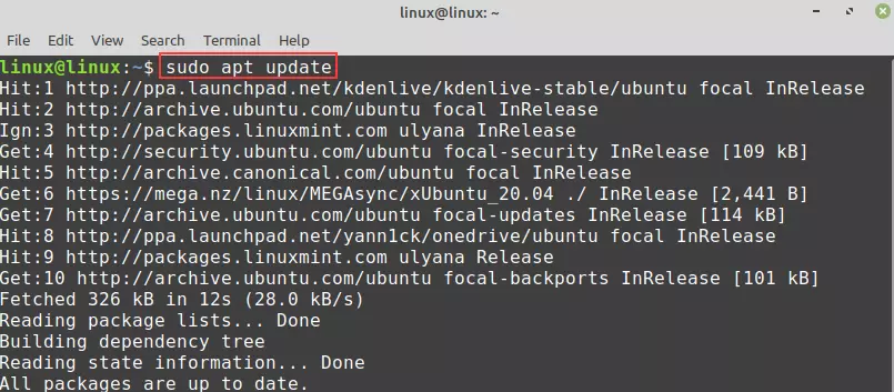 Com compartir l'escriptori Linux Mint 20 618_1