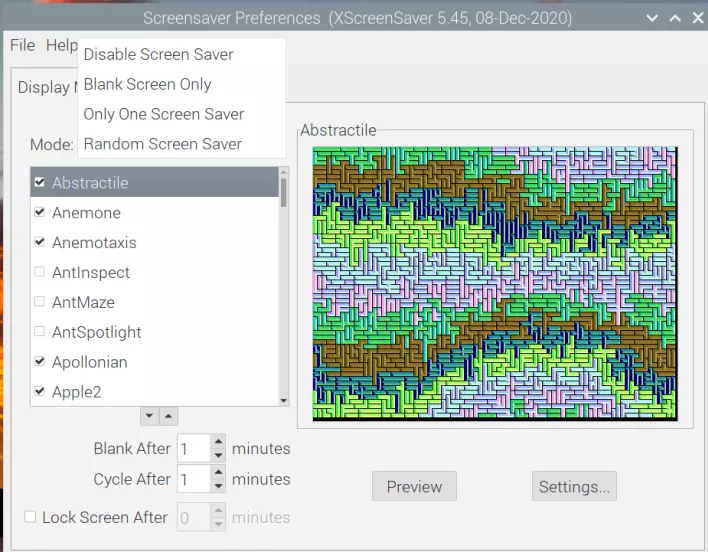 Ahoana ny fametrahana Screensaver amin'ny Raspberry Pi 6205_5