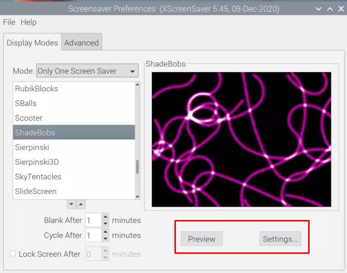 Cara Nyetel Screensaver ing Raspberry Pi 6205_7