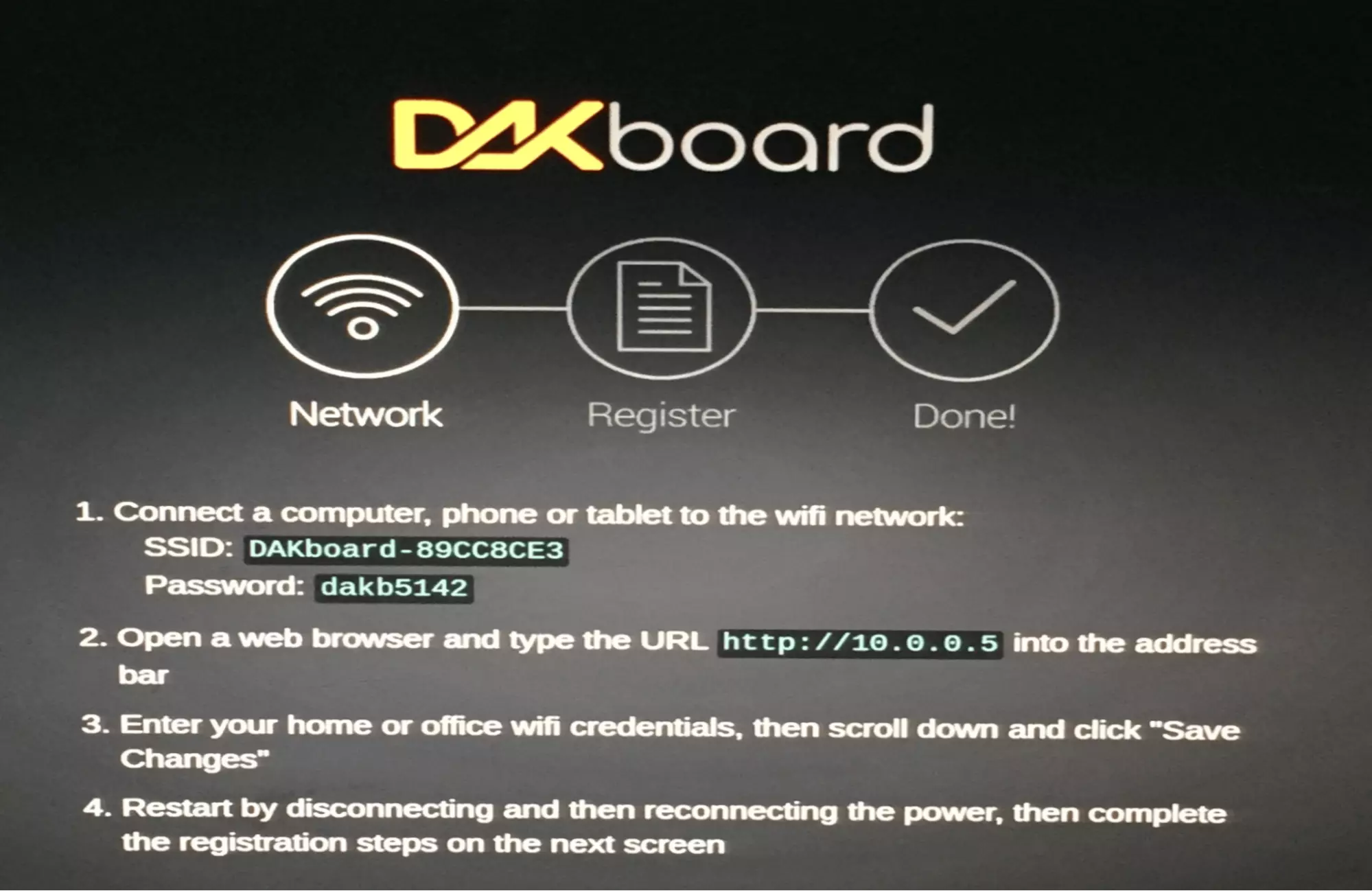 Comment installer le Dakboard sur le Raspberry Pi 4 6208_18