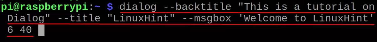 Ahoana ny fomba hamoronana boaty fifanakalozan-dresaka miaraka amin'ny Utility Dialog ao amin'ny Raspberry Pi 6220_5