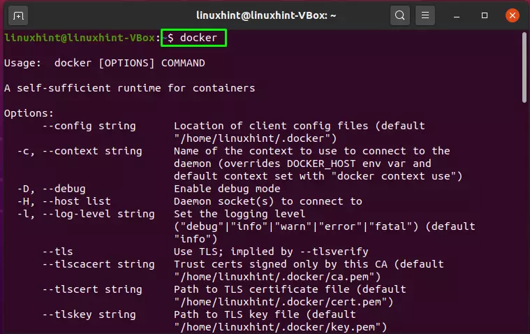 Ahoana ny fametrahana sy fanamafisana ny Docker amin'ny Ubuntu 6222_13