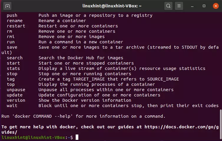 Jinsi ya Kufunga na Kusanidi Docker kwenye Ubuntu 6222_14