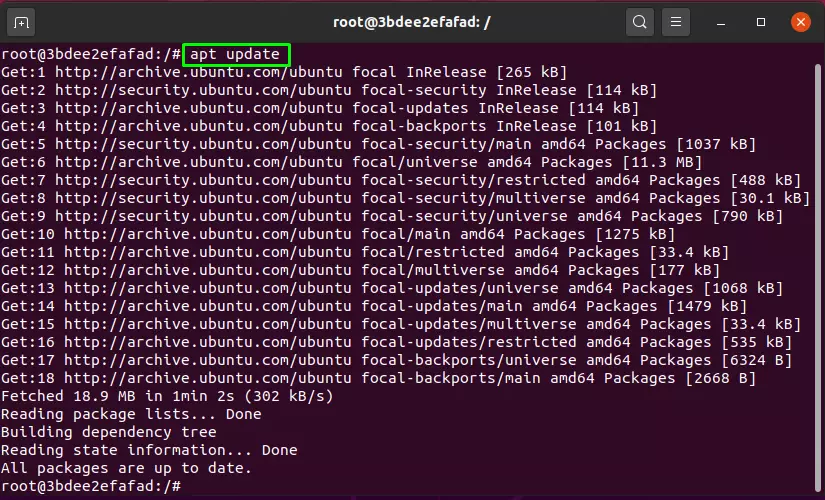 Ahoana ny fametrahana sy fanamafisana ny Docker amin'ny Ubuntu 6222_23