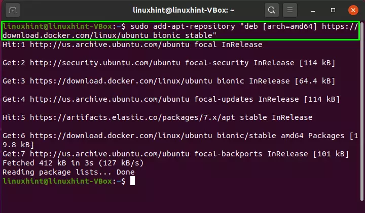 Ahoana ny fametrahana sy fanamafisana ny Docker amin'ny Ubuntu 6222_5