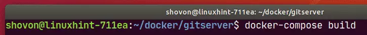 Na Dockerju nastavite strežnik Git HTTP 6229_11
