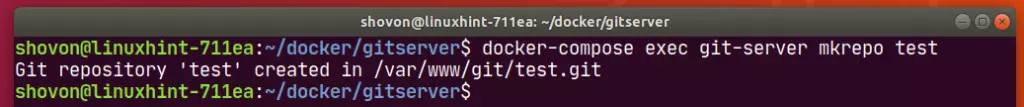 在 Docker 上設置 Git HTTP 服務器 6229_17