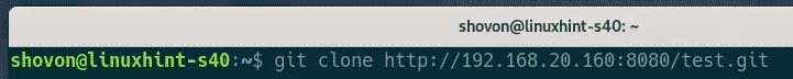 Manangana Server HTTP Git amin'ny Docker 6229_19