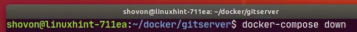 Na Dockerju nastavite strežnik Git HTTP 6229_29